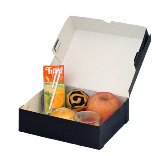 Lunch box ชุดอาหารกลางวัน เบเกอรี่ ผลไม้ อาหารอิตาเลี่ยน และเครื่องดื่ม ...